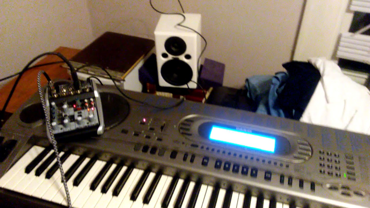 Casio Keyboard, Xenyx Mixer and Fostex Monitors demo video - YouTube