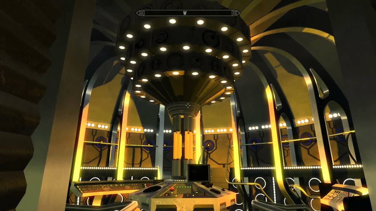 TARDIS in Skyrim (MOD) - YouTube