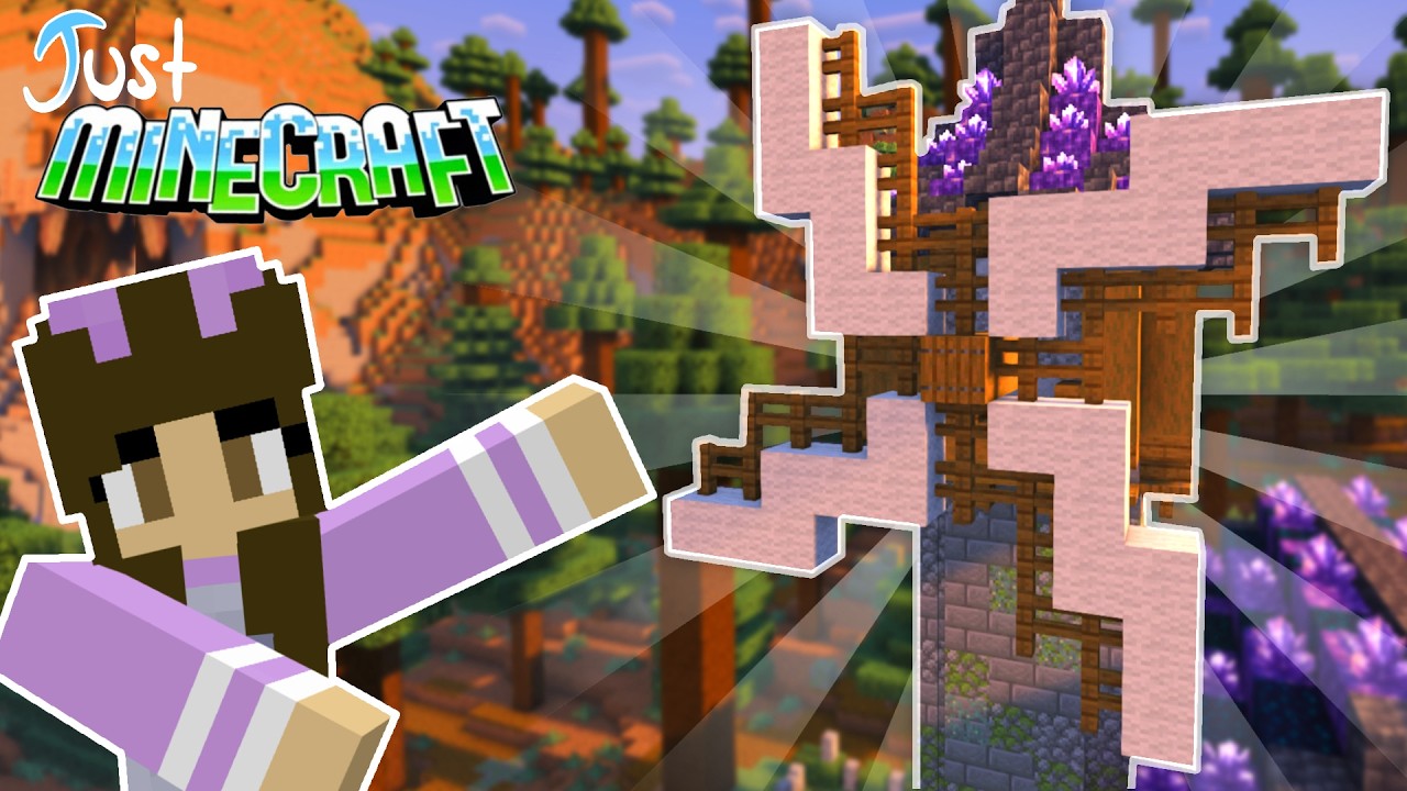 I Built A MAGICAL Windmill! | Just Minecraft | Episode 2 - YouTube