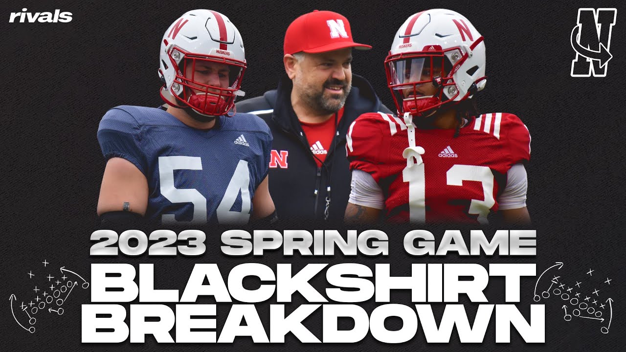 Blackshirt Breakdown: Nebraska 2023 Spring Game - YouTube