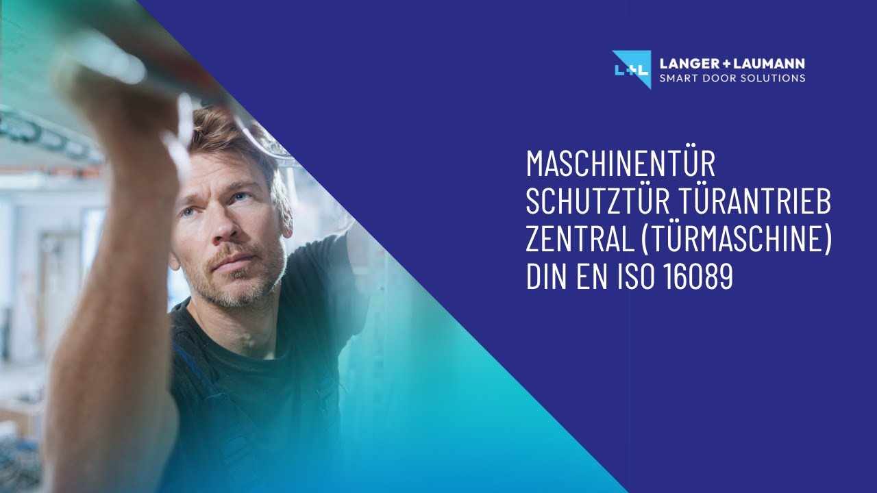 Maschinentür Schutztür Türantrieb Zentral (Türmaschine) DIN EN ISO ...