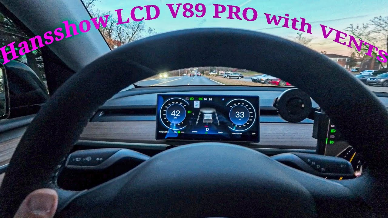 Tesla Model Y/3 NEW V89 PRO Instrument Cluster with Air Vents | Apple ...
