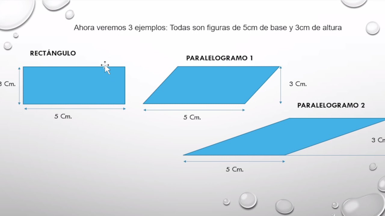 Rectángulo y Paralelogramo de igual área - YouTube