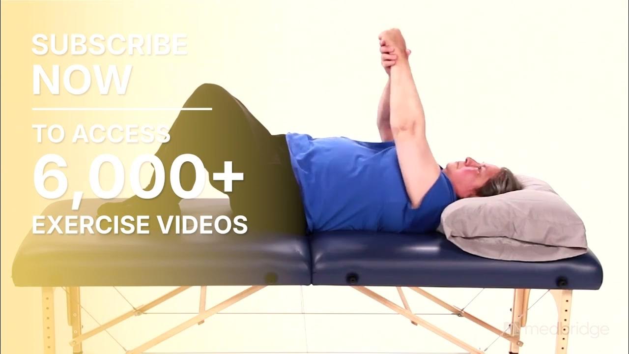How to Do an Active-Assisted Supine Shoulder Flexion | Medbridge - YouTube