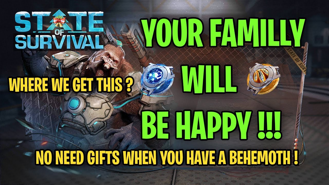 STATE OF SURVIVAL: HOW TO GET THE NEW BEHEMOTH SKILLS ? HERE IS THE ...