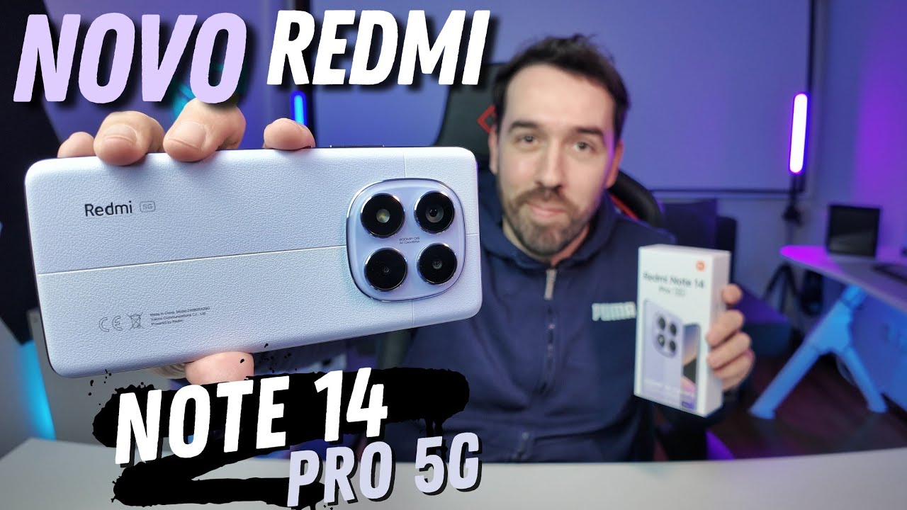VERSÃO GLOBAL - NOVO REDMI NOTE 14 PRO 5G TÁ LINDO DEMAIS - YouTube