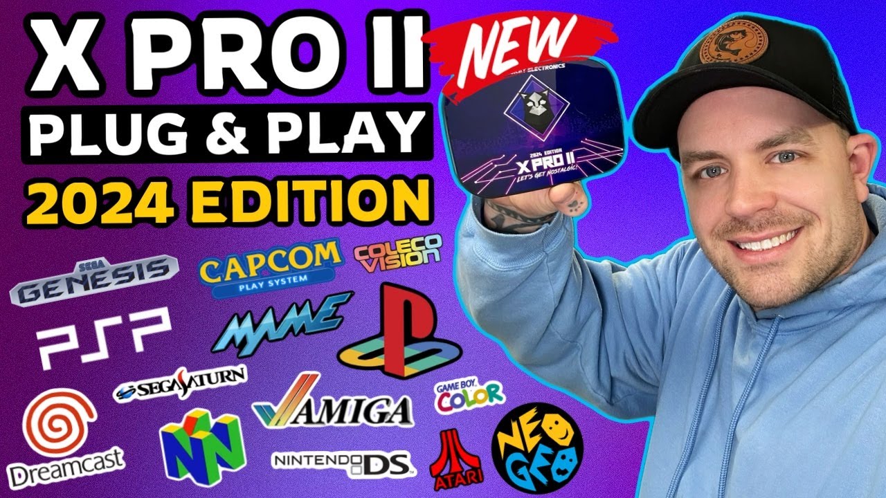 The New & Improved X Pro II Plug & Play Game Console Is Here! - YouTube
