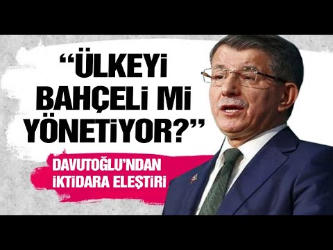 Ahmet Davutoğlu'ndan Erdoğan'a: \