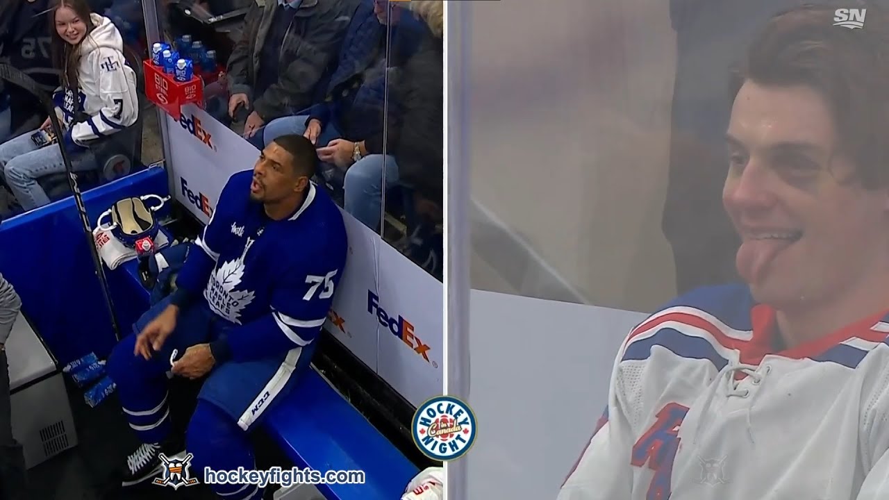 Matt Rempe vs Ryan Reaves Mar 02, 2024 - YouTube