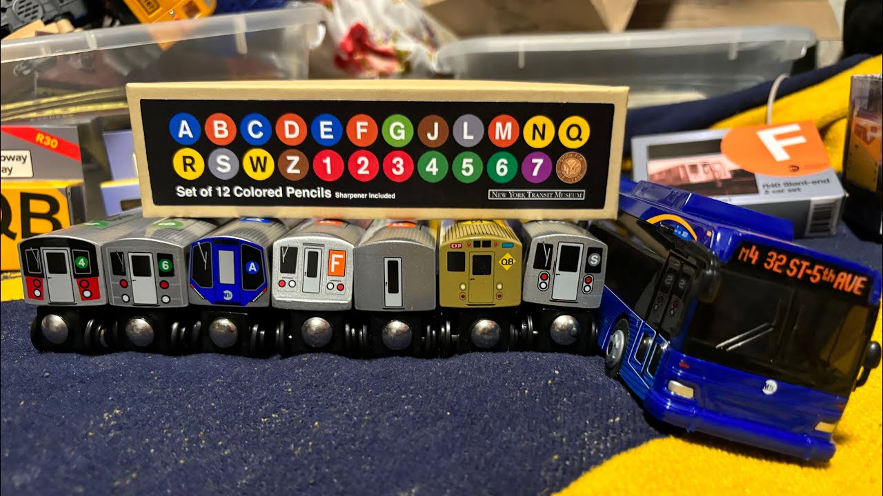 Unboxing R142 (4), R62 (6) Train, R211 (A) Train, R40 (F) Train, R30 ...