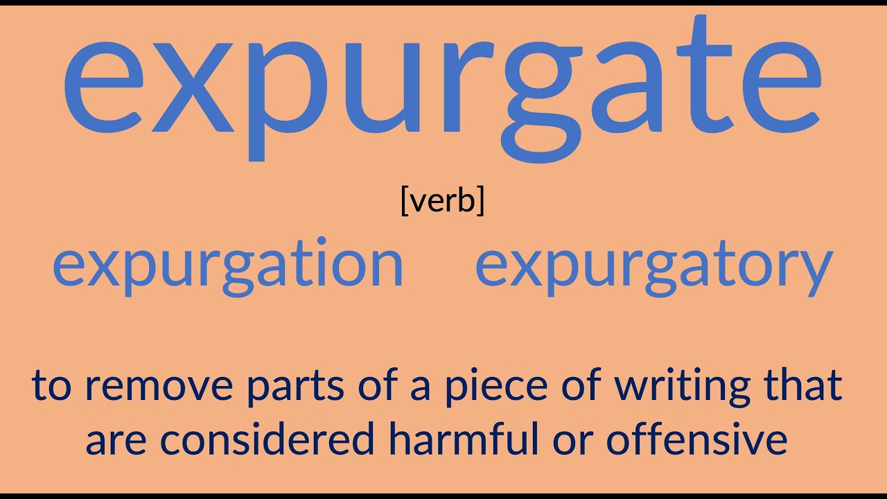 expurgate - YouTube