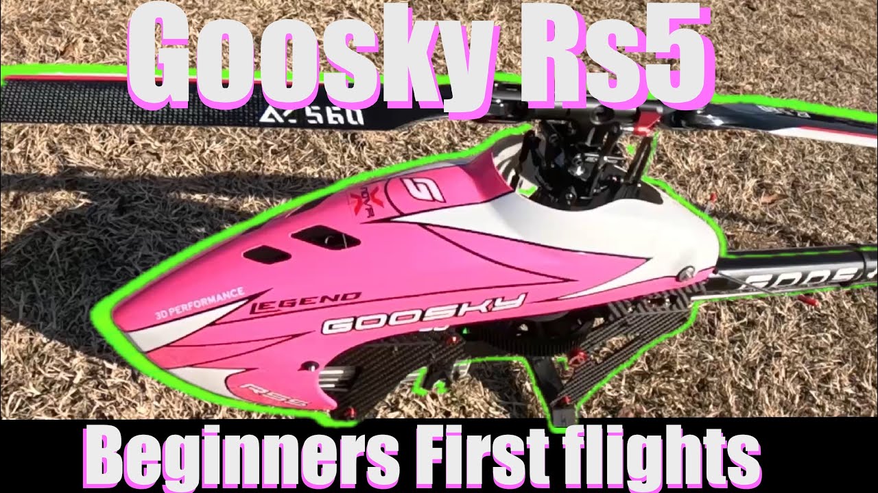 Maiden flight of the Goosky Rs5 - YouTube