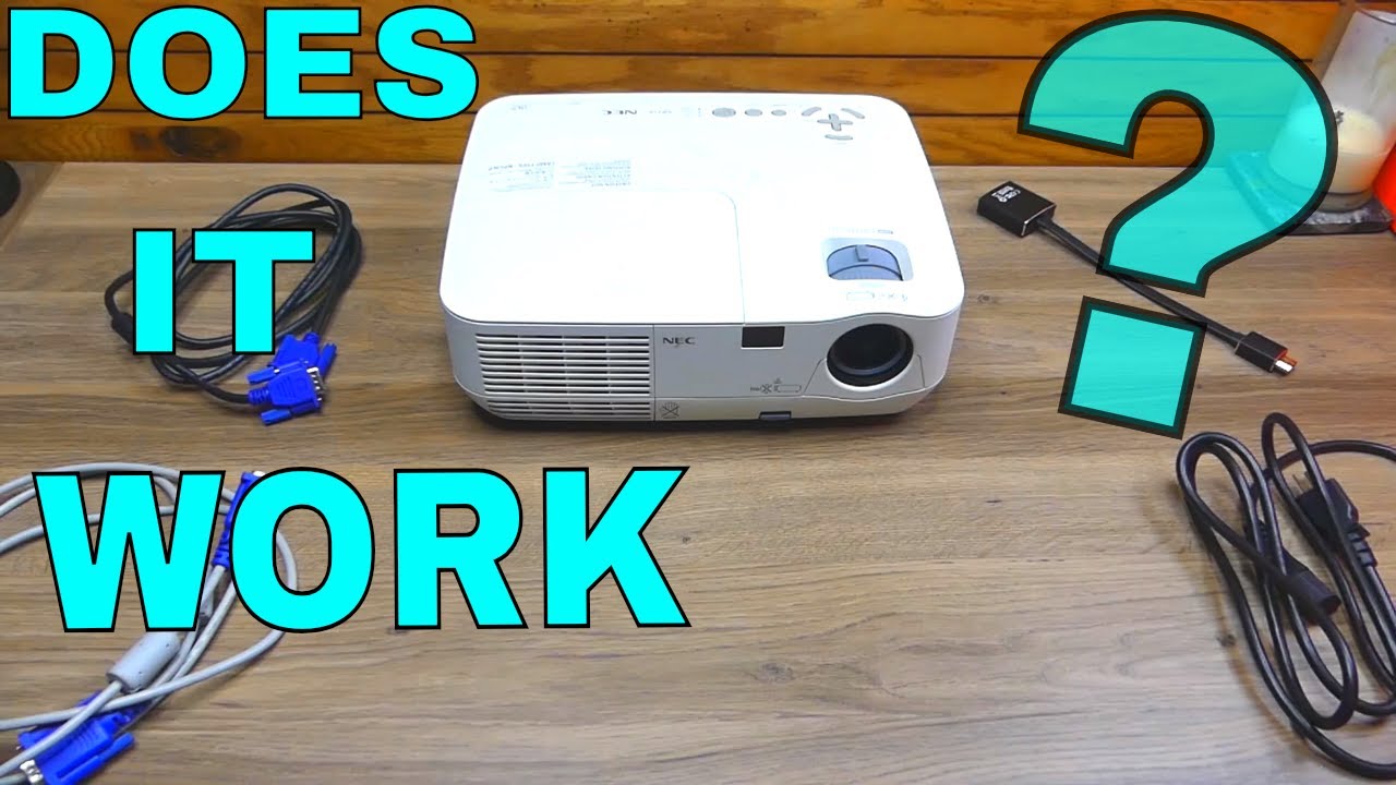 Does It Work?!? Testing Out This Free Projector - YouTube