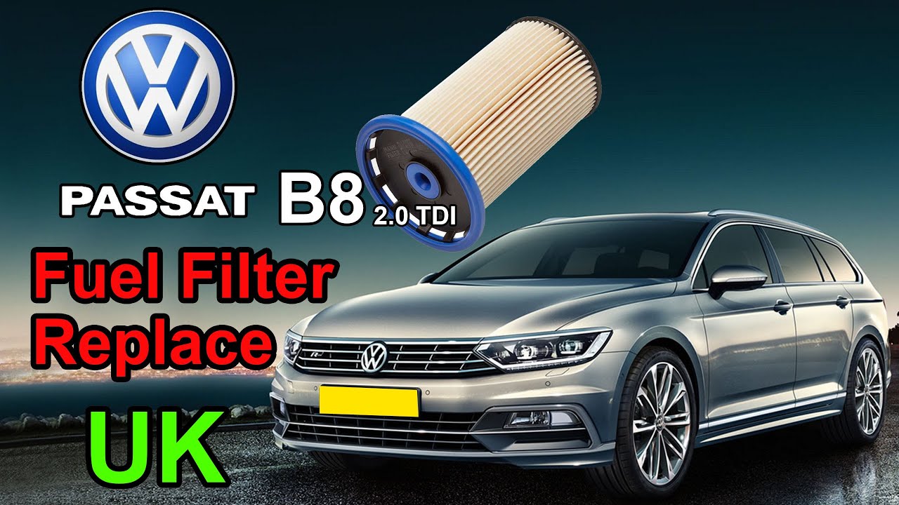 2016 VW Passat 2.0 TDI Fuel Filter Replace - YouTube