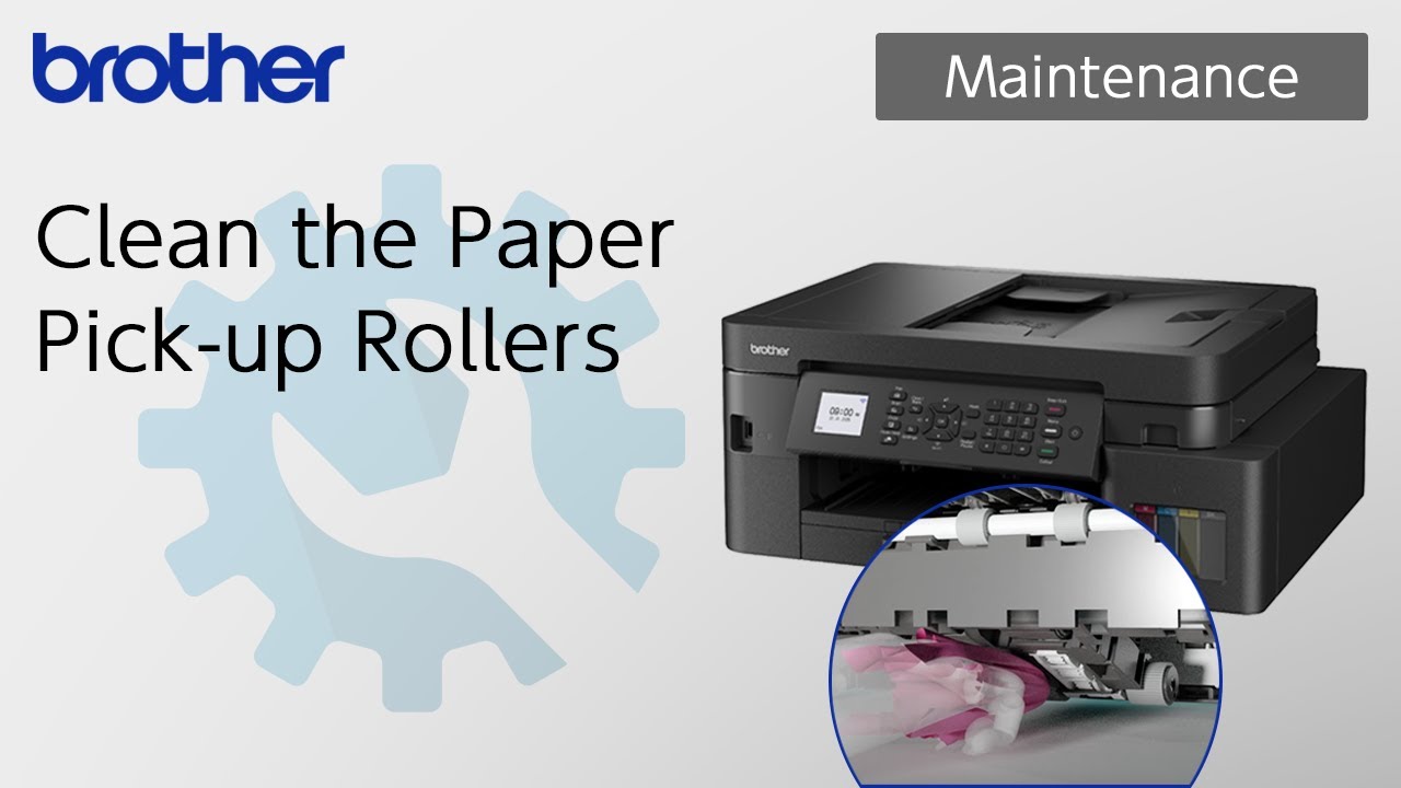 Clean the Paper Pick-up Rollers [Brother Global Support] - YouTube