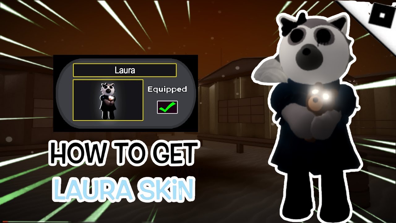 HOW TO GET *LAURA SKIN* SHOWCASE + JUMPSCARE | Piggy [BOOK 2] CHAPTER ...