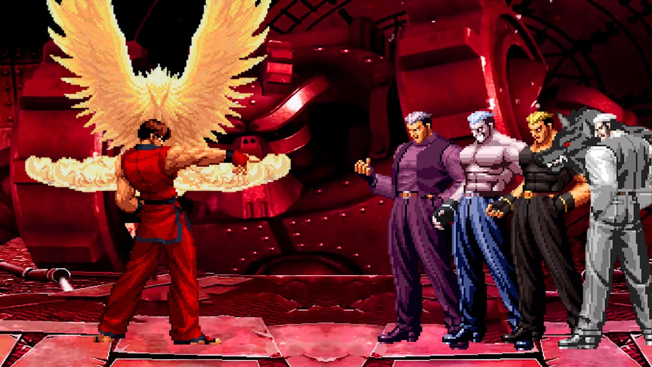 [KOF Mugen] God Kim vs Yamazaki team - YouTube