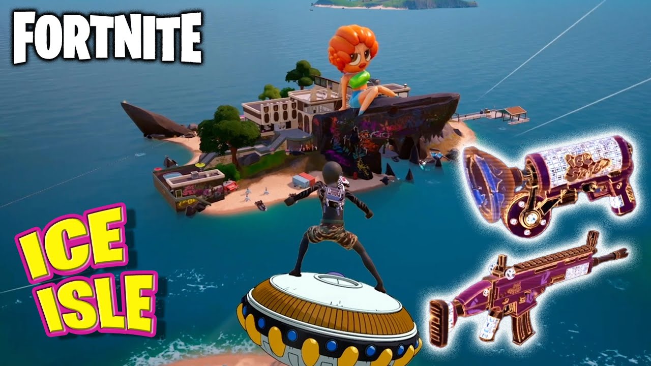 Ice Isle Drop Guide - Chapter 2 Remix - Mythic Ice Grapple and Ice ...