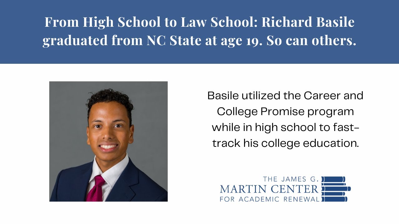 From High School to Law School: Richard Basile graduated from NC State ...
