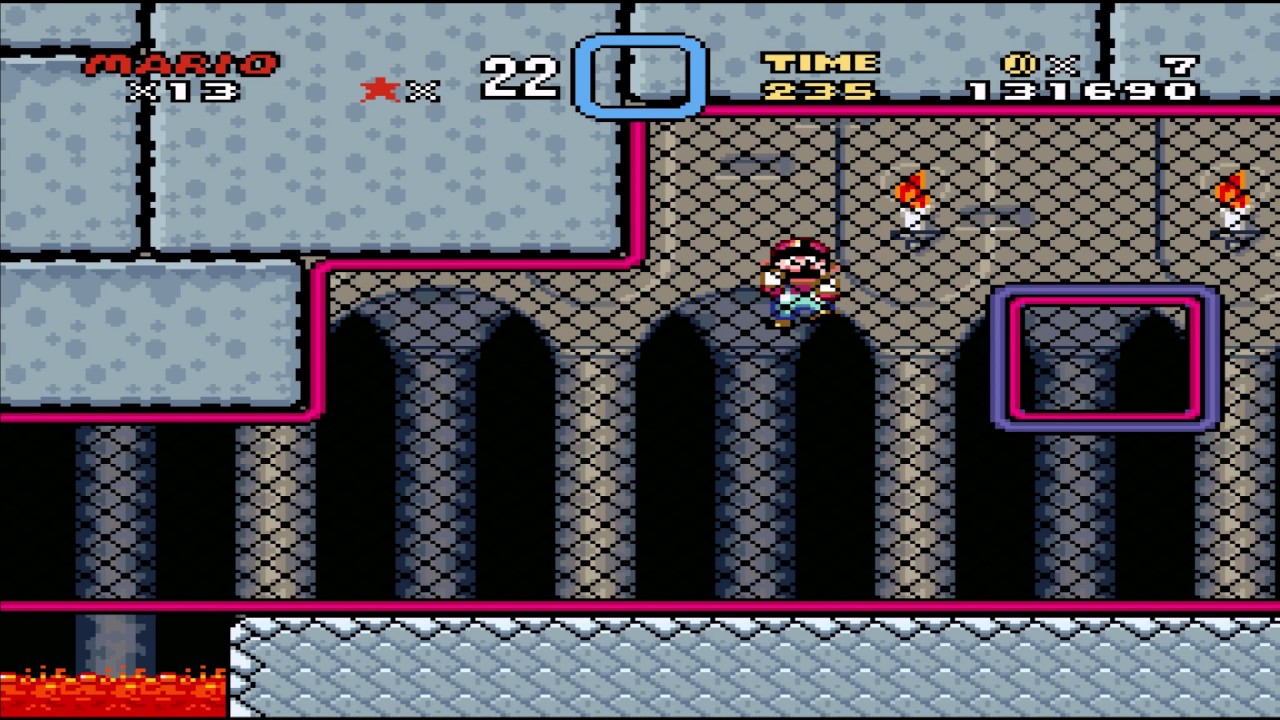 How to go to the other side of fence - Super Mario World - YouTube