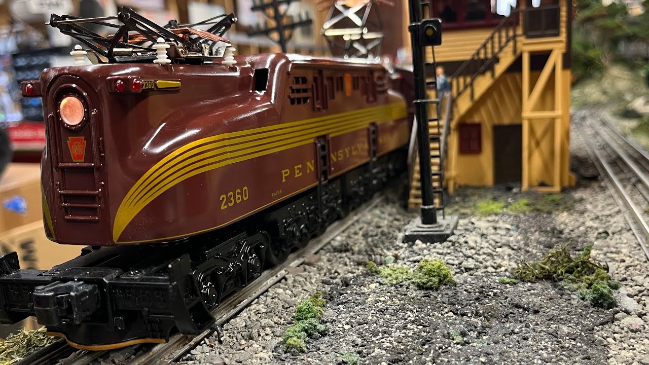 Williams by Bachmann PRR GG1 w/ K-Line Passenger Cars - 1/21/24 - YouTube