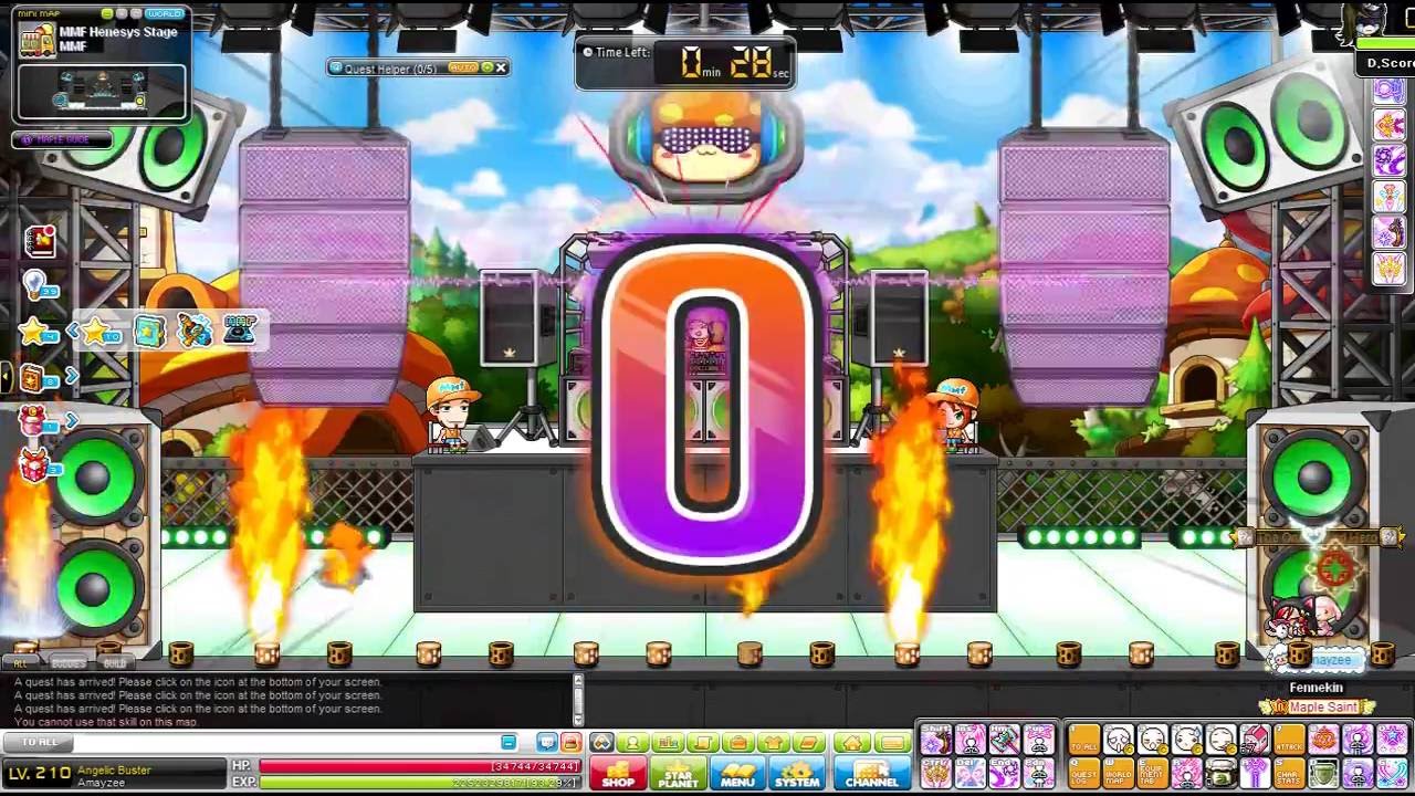 Maplestory Music Festival Henesys EZ Perfect - YouTube