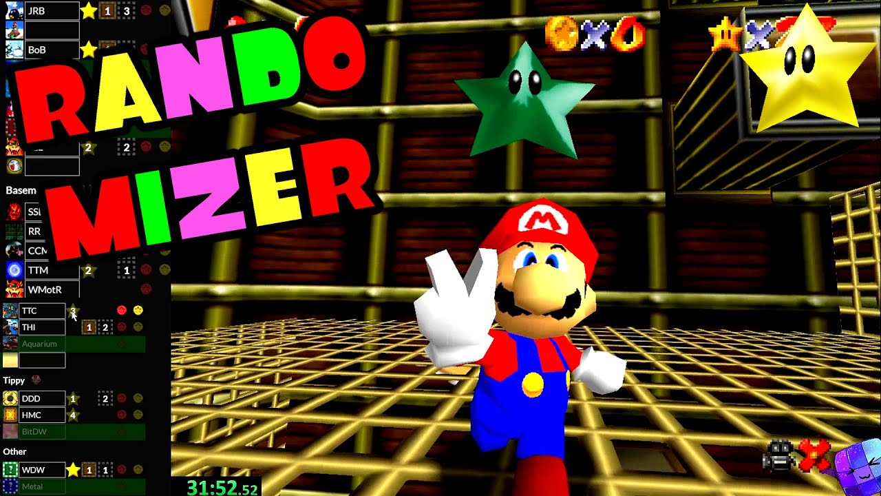 Super Mario 64 Randomizer 100% Walkthrough Random Seed D #38 - YouTube