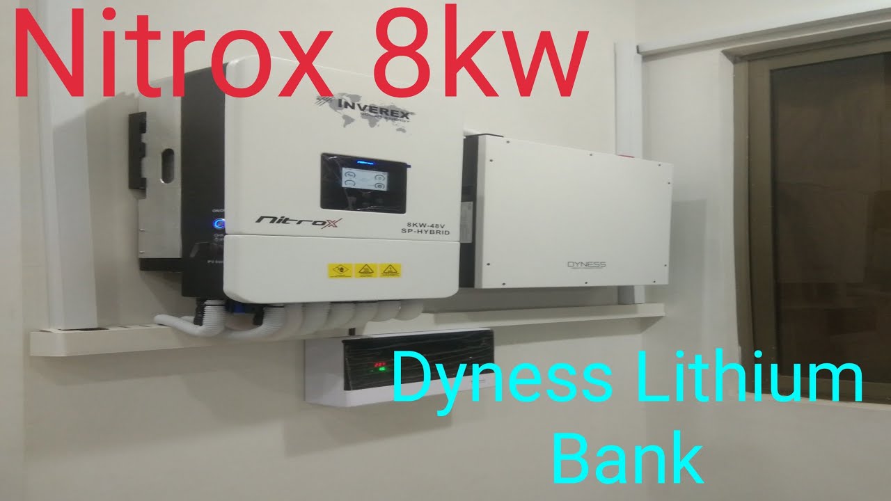 Nitrox 8kw Pair With Dyness Lithium | Complete Installation with wiring ...