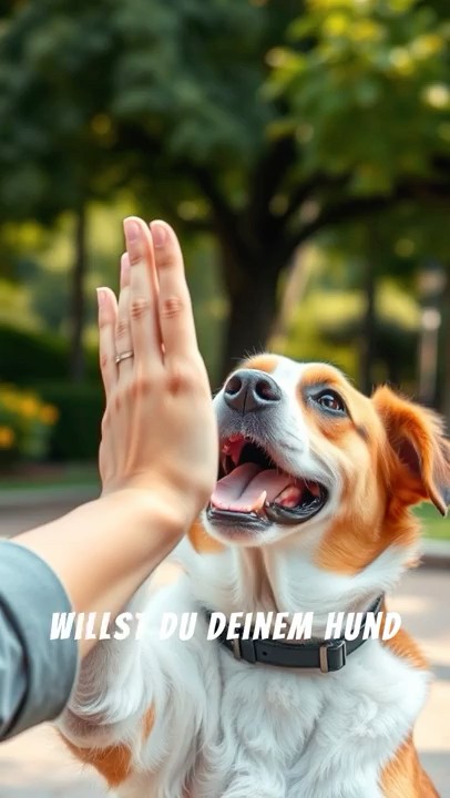 So bringst du deinem Hund "High Five" in unter 1 Minute bei! - YouTube