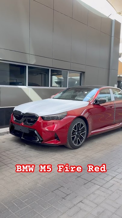 BMW M5 Fire Red #BMWM #BMWM5 - YouTube