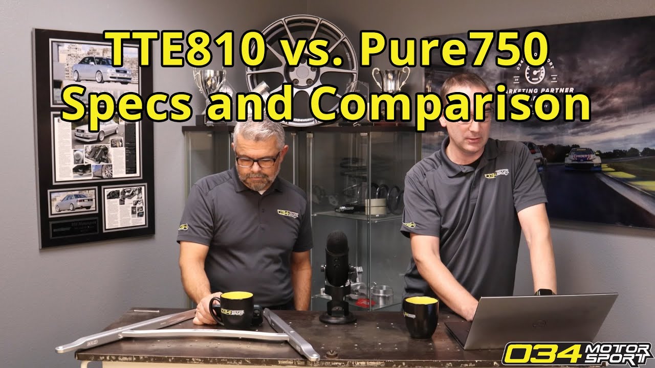 TTE810 vs. Pure750 Specs and Comparison? | 034Motorsport FAQ - YouTube