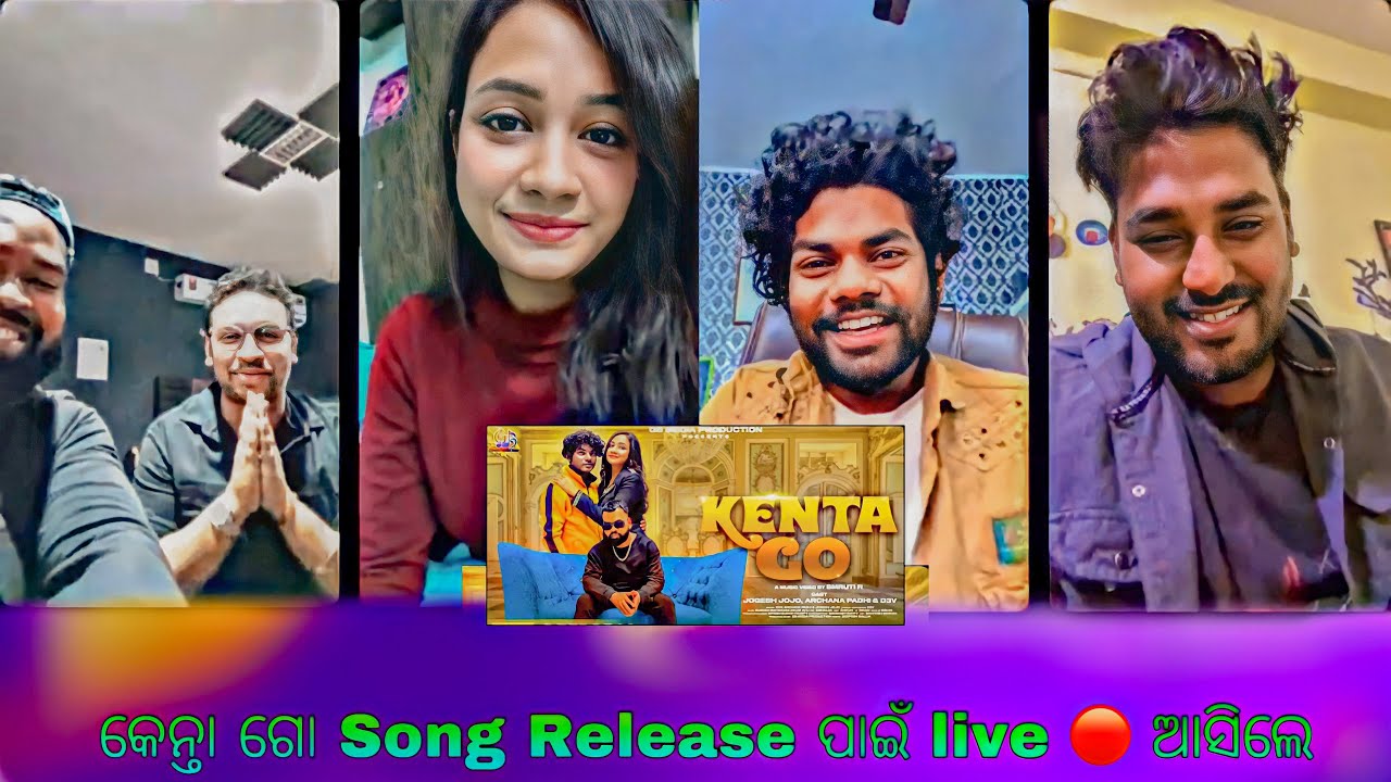 Kenta Go Song Release Time Re Live 🔴 Asile ( Jojo, Archana, Smruti, D3V ...