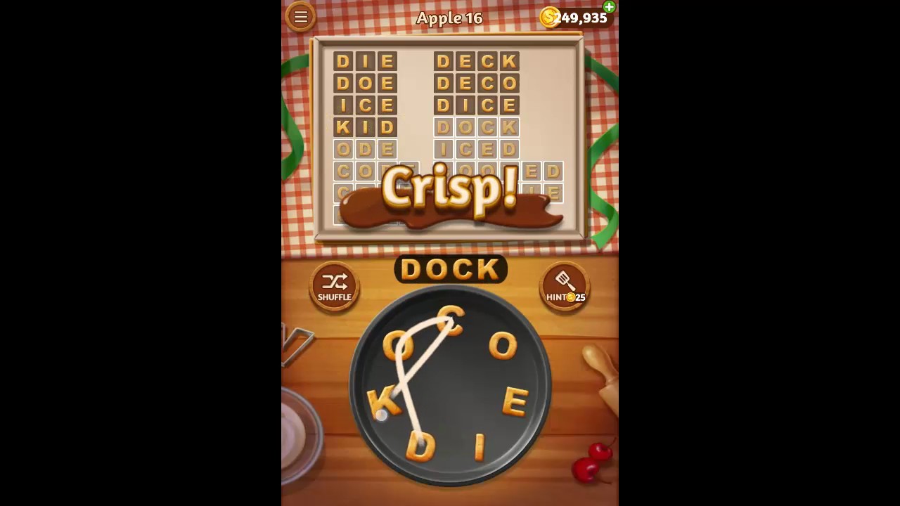 Word Cookies Apple Pack Level 16 Answers - YouTube