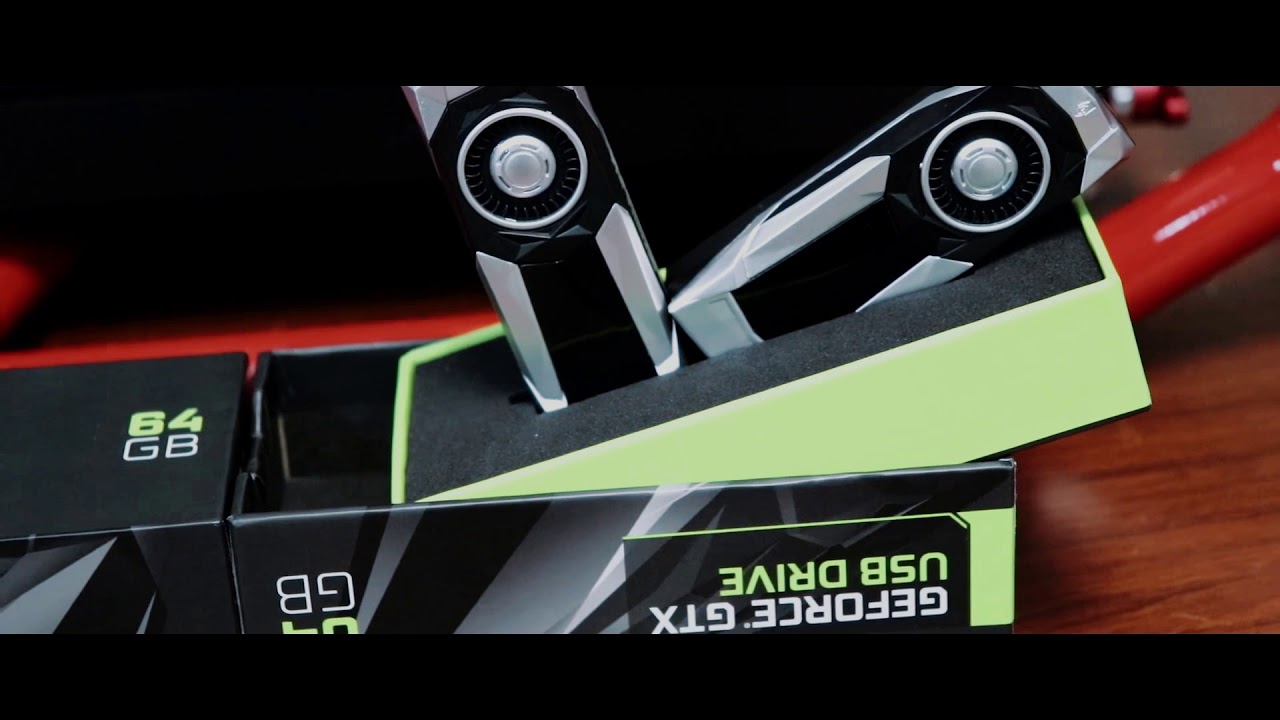 UNBOXING USB Drive G-Assist 64GB Nvidia GeForce GTX Indonesia - YouTube