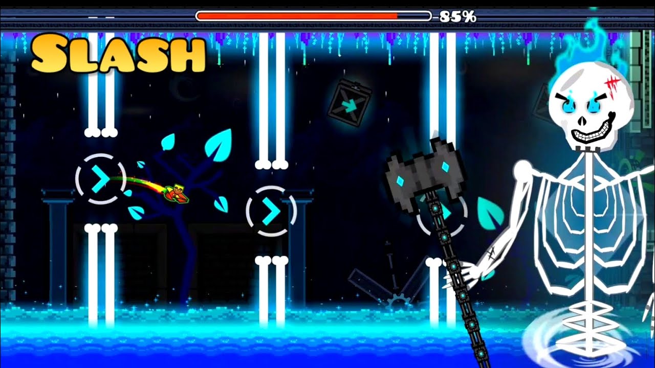 Slash by Nadir (me) all coins | geometry dash 2.2 - YouTube