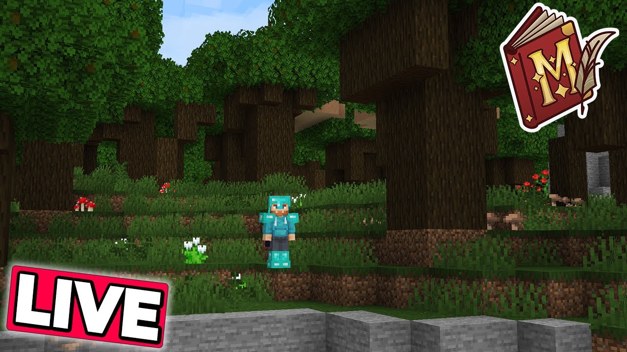 Transforming a DARK OAK FOREST on Misadventures SMP Minecraft Survival ...