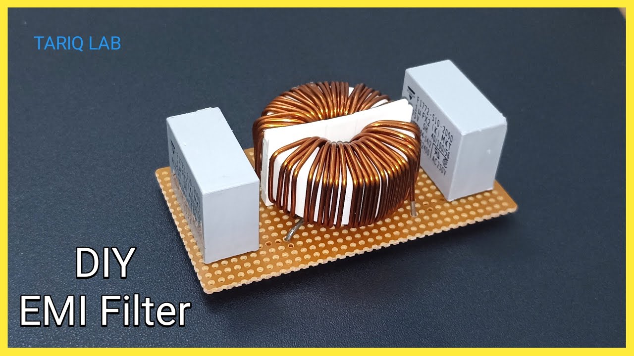 How to make an EMI filter at home - YouTube