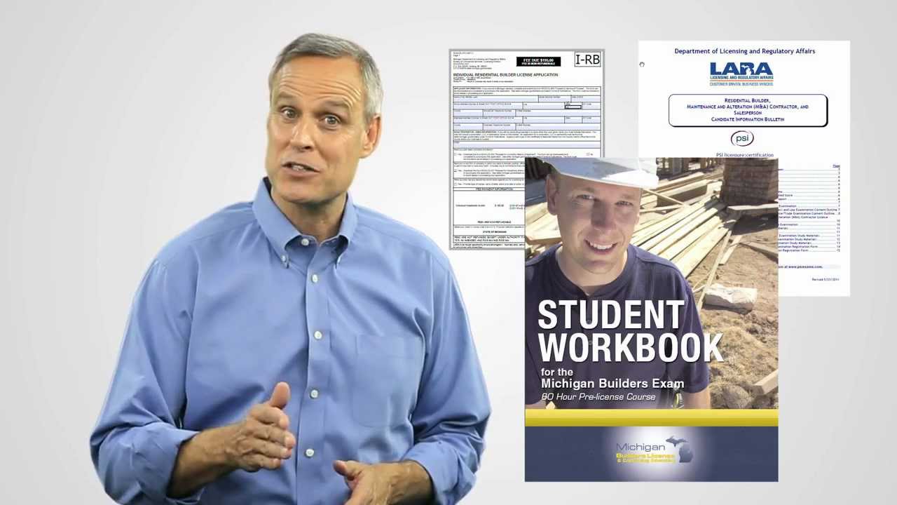 Michigan Builders License Course - YouTube