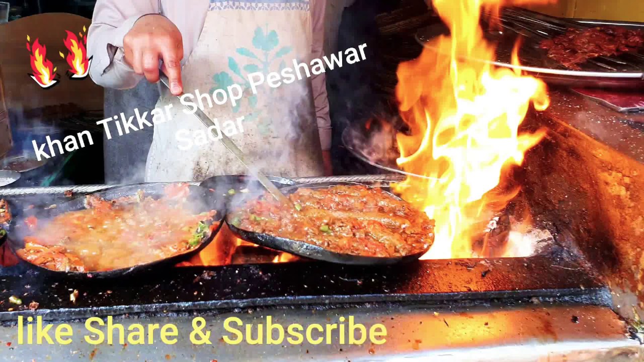 TASTY Khan Tikka Shop Peshawar Saddar - YouTube