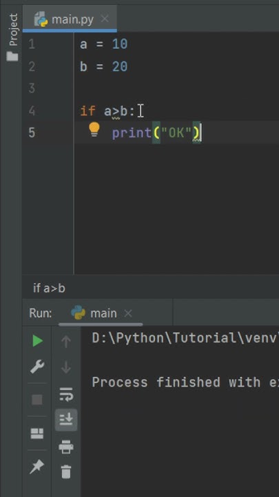 Easy Python - if statement - YouTube