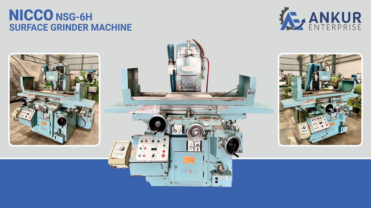 Surface Grinder - Nicco (Japan) NSG-6H - YouTube