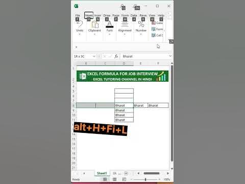 interview tricks for Excel | Excel Hacks | excel formula for Job interview | excel tutoring # ...