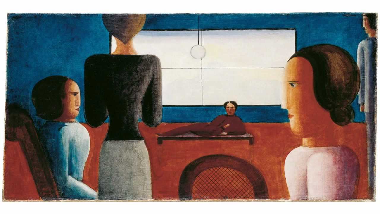 Oskar Schlemmer | Interior with Five Figures, 1928 | Kunstmuseum ...