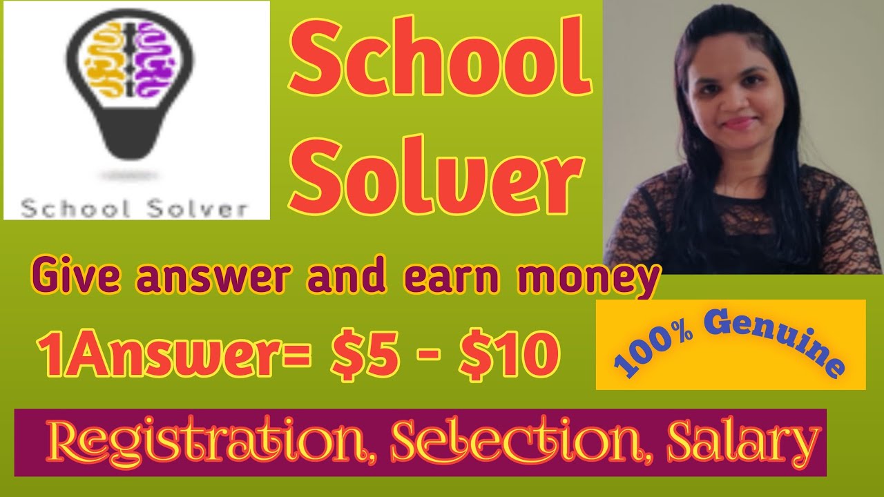 Earn Money online by answering simple question|School solver Tutor ...
