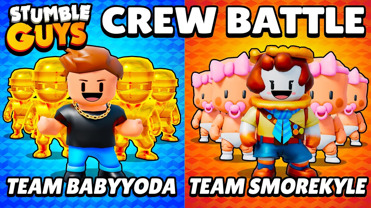 10 vs 10 Stumble Guys Crew Battle! - YouTube
