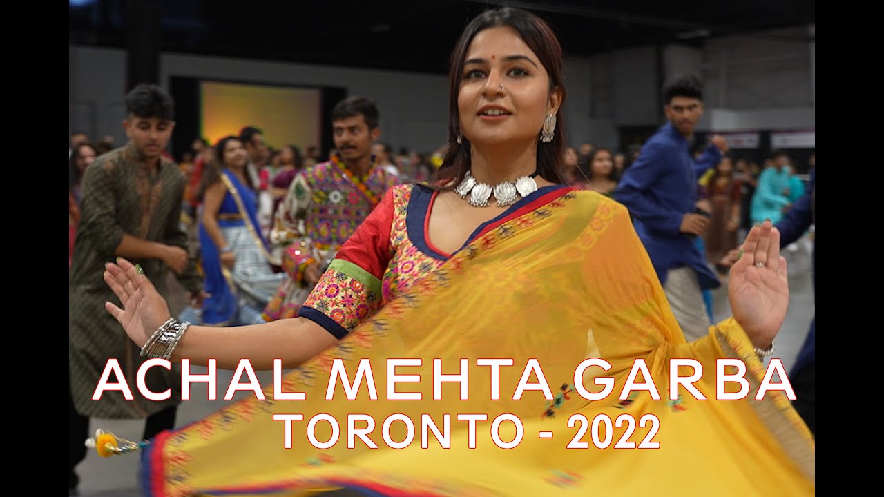 જમુનાને કાંઠે કાનો વાંસળી વગાડતો - ACHAL MEHTA | TOROTO GARBA - 2022 ...