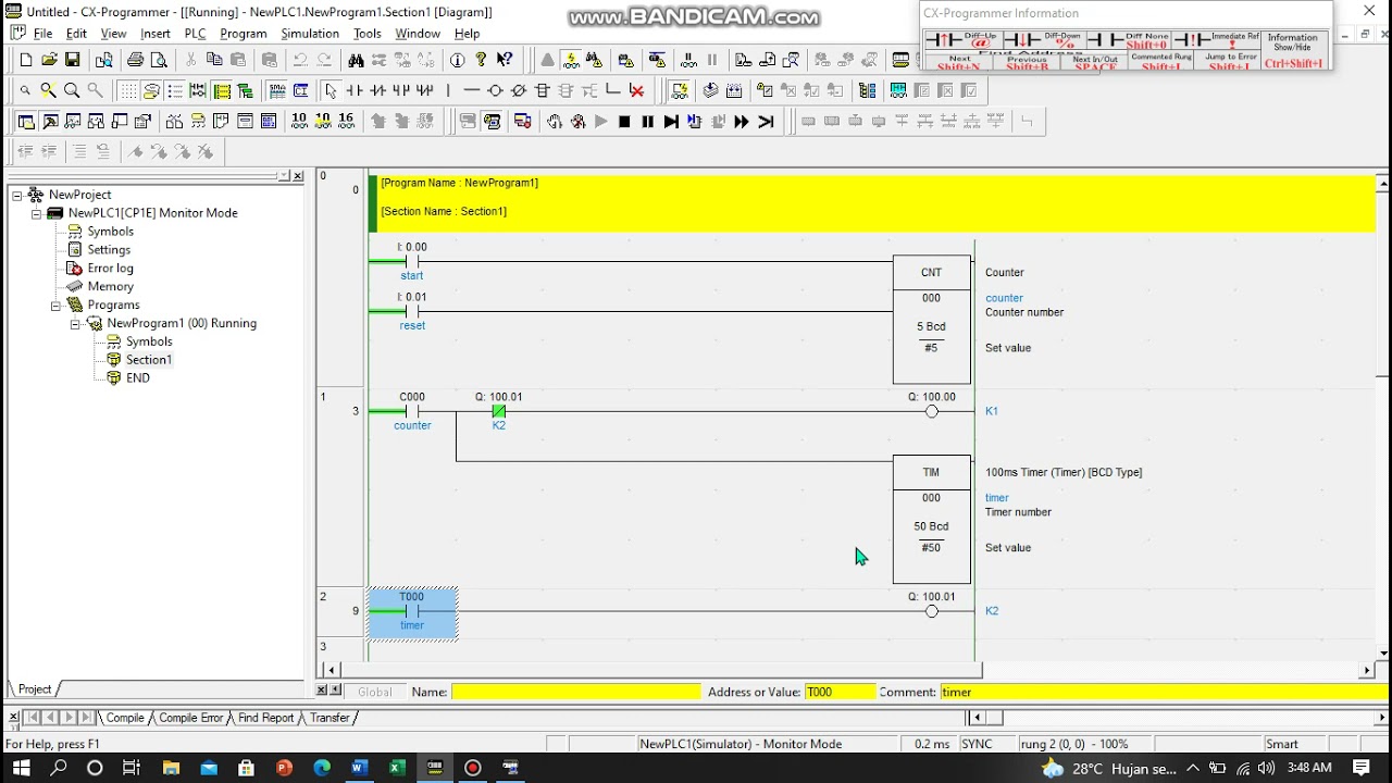 COUNTER || MODUL 4 PRAKTIKUM PLC - YouTube