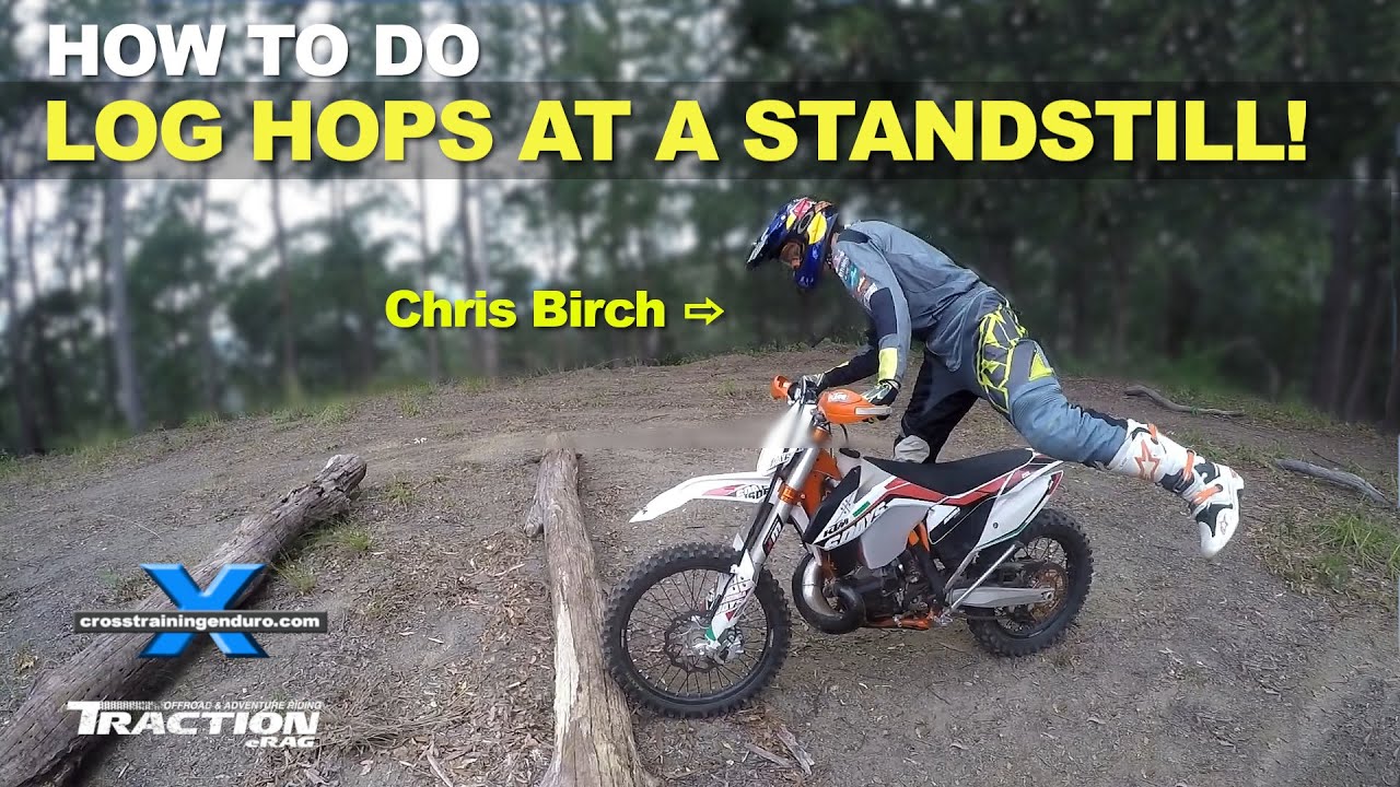 How to hop logs and obstacles from a standstill!︱Cross Training Enduro ...