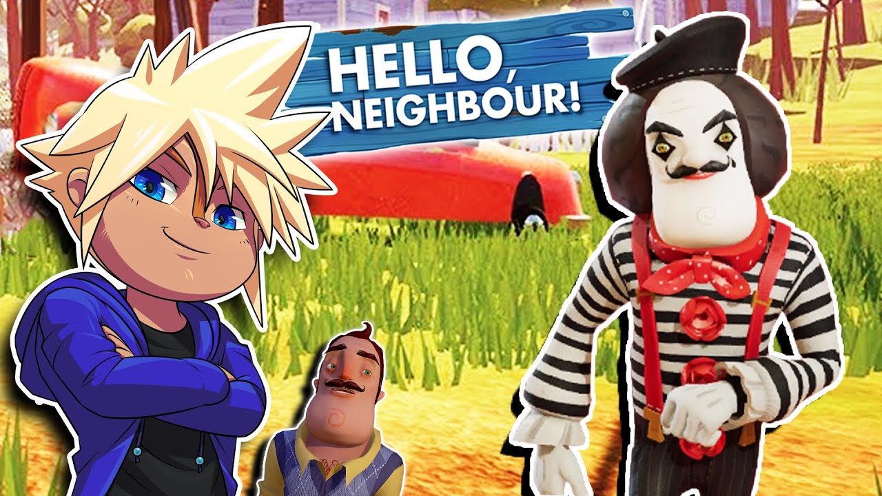 CHIPMUNK vs MIME Neighbor | Chipmunk Plays Hello Neighbor - YouTube