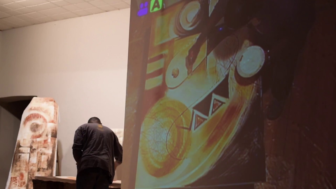 Elvis Aristide Bazongo e Tamtando AfroLab - Live Painting - YouTube